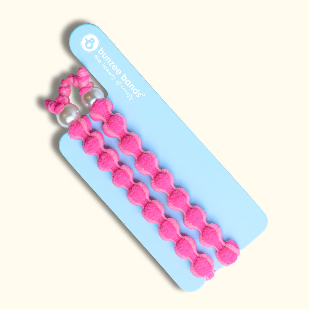 LUXe Compression Tech Scrunchies - Hot Pink 2-Pack – Bunzee Bands